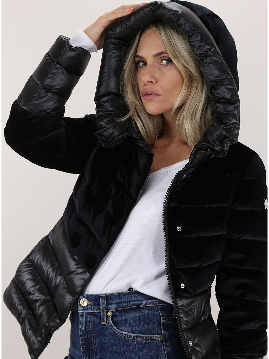 Piumino Vel/nero No Secrets - Le Follie Shop