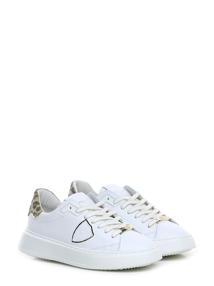 Sneaker Bianco/leopard Philippe Model Paris - Le Follie Shop