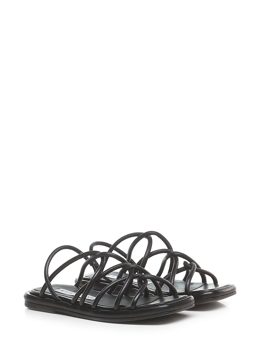 Sandalo basso Nero Ernesto Dolani - Le Follie Shop