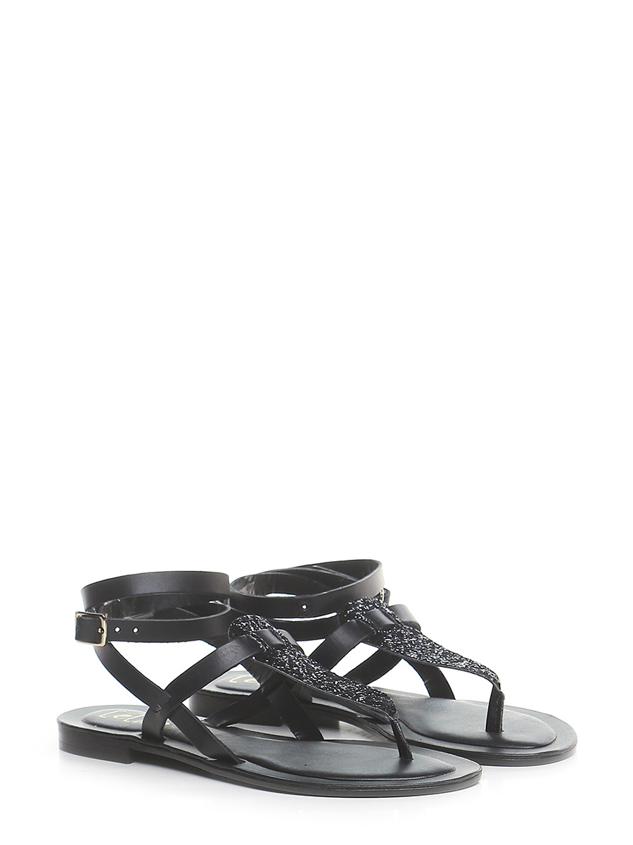 Sandalo basso Nero CECILE - Le Follie Shop