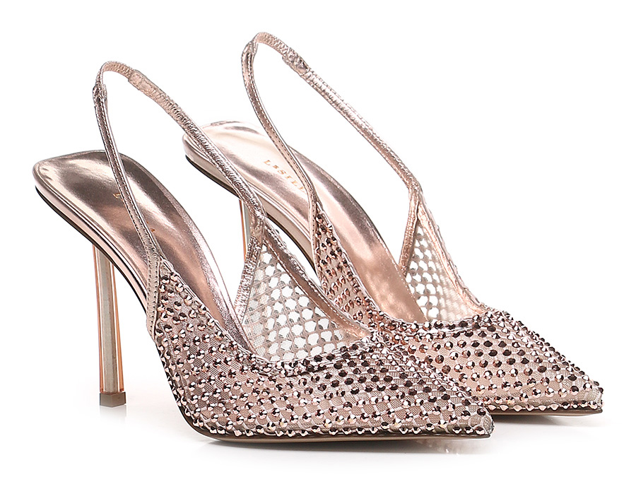 Scarpa con tacco Oro rosa Le Silla - Le Follie Shop
