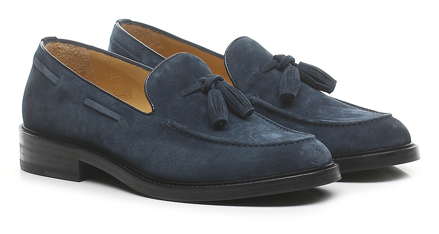 Loafer Navy Amedeo Testoni - Le Follie Shop