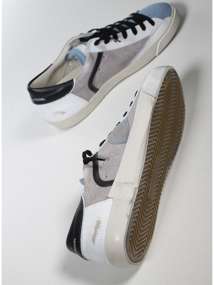 Sneaker Mud/denim Philippe Model Paris - Le Follie Shop