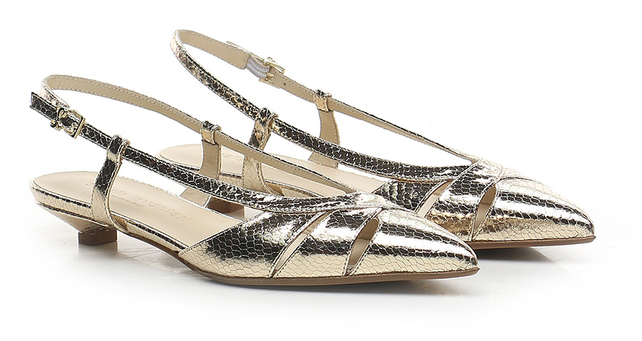 Flat shoe Platino Sergio Levantesi - Le Follie Shop