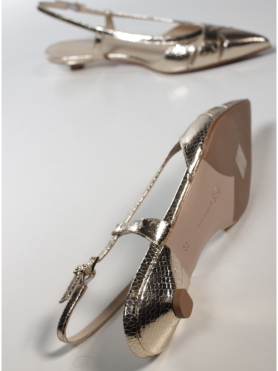 Flat shoe Platino Sergio Levantesi - Le Follie Shop