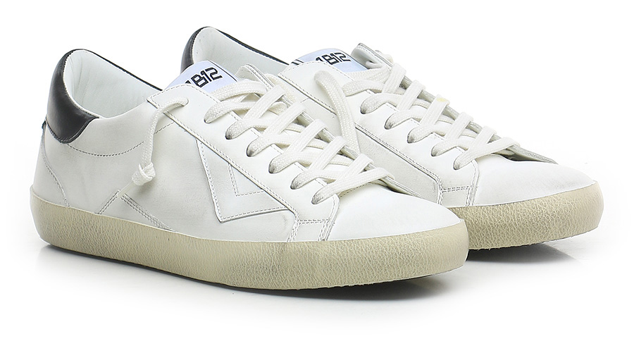 Sneaker White/black 4B12 - Le Follie Shop
