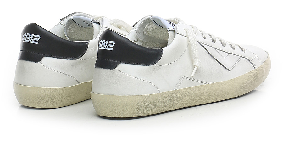 Sneaker White/black 4B12 - Le Follie Shop