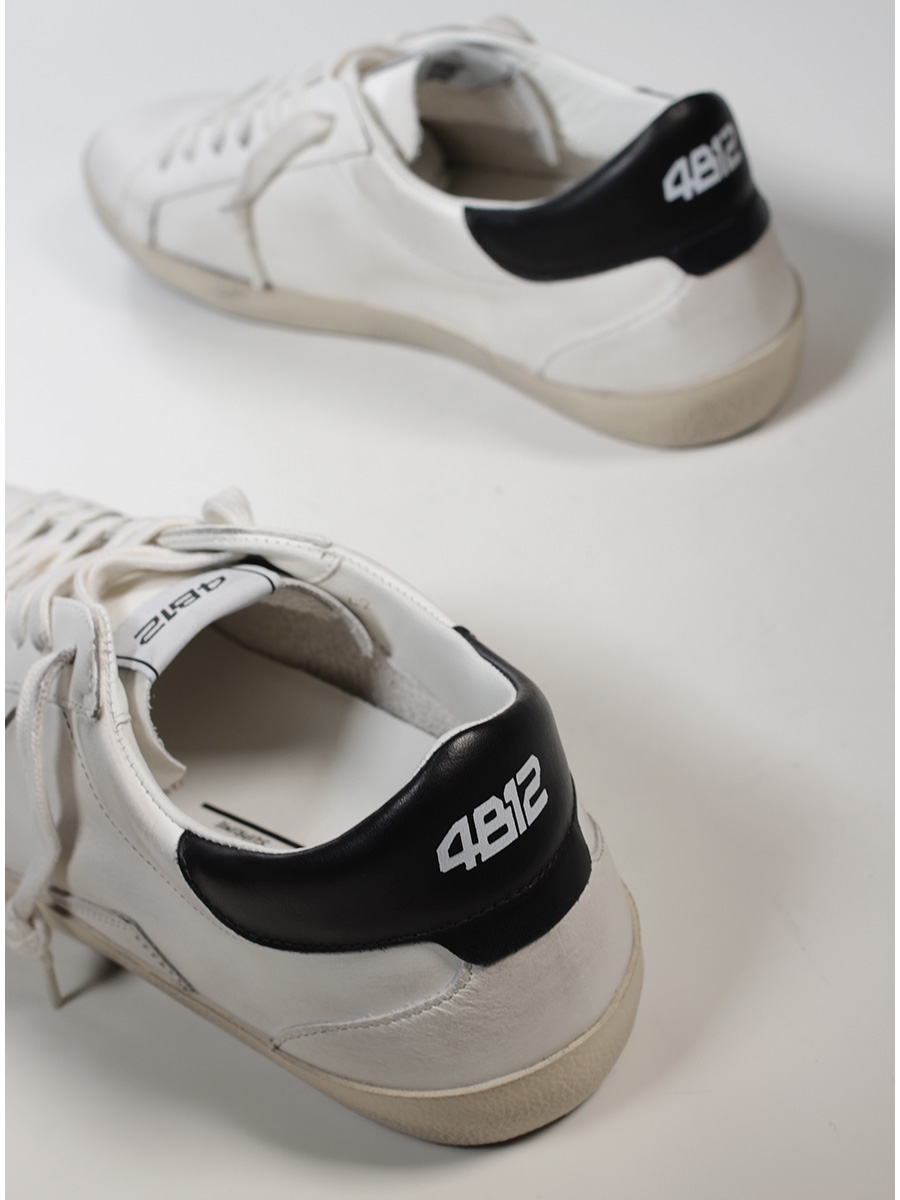 Sneaker White/black 4B12 - Le Follie Shop